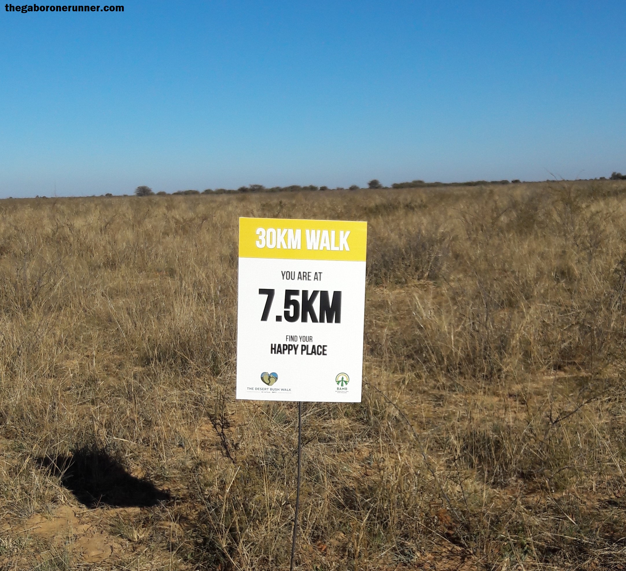 Jwaneng Desert-Bush Walk 30k, Race Recap (#8/17) – The Gaborone Runner