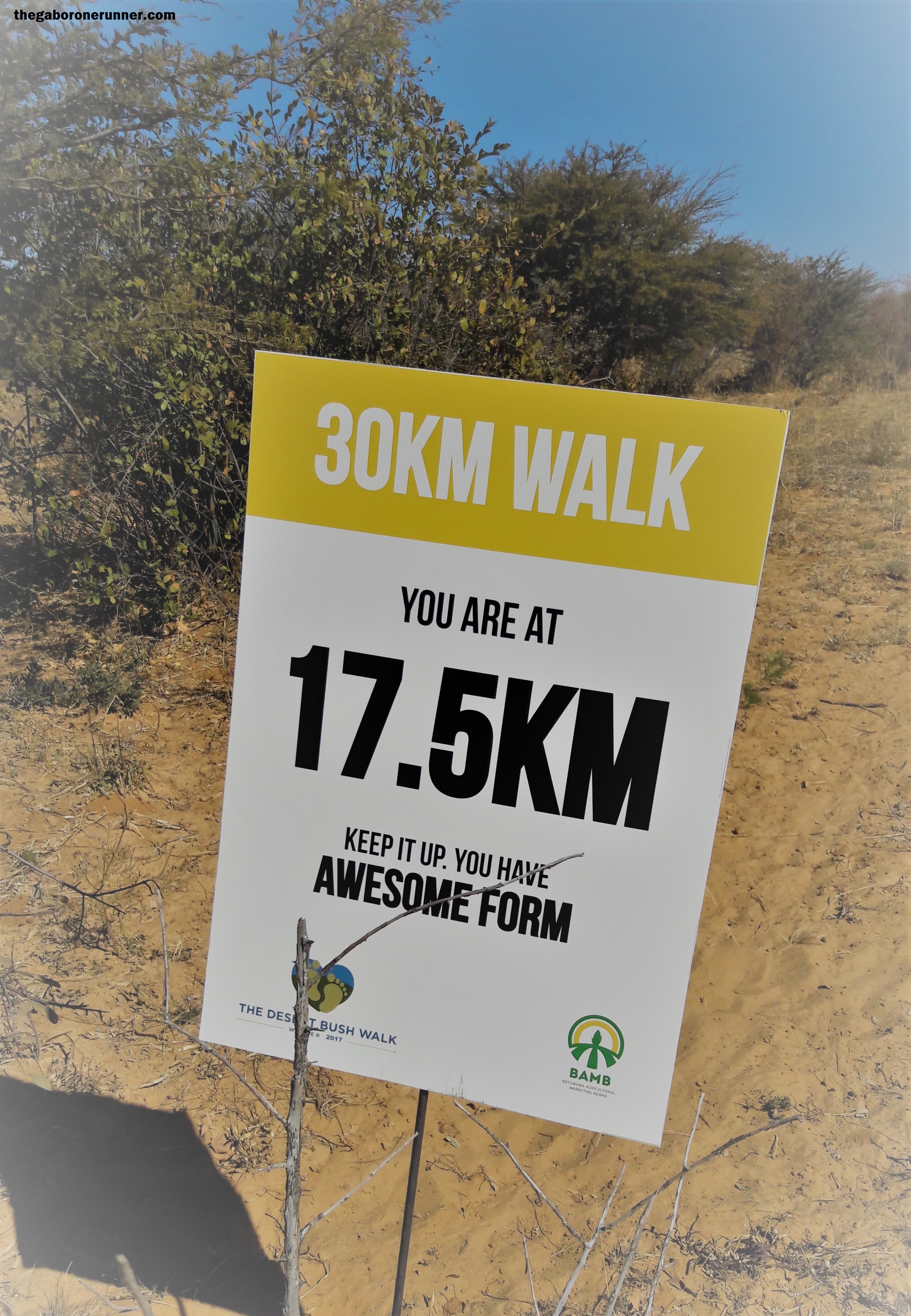 Jwaneng Desert-Bush Walk 30k, Race Recap (#8/17) – The Gaborone Runner