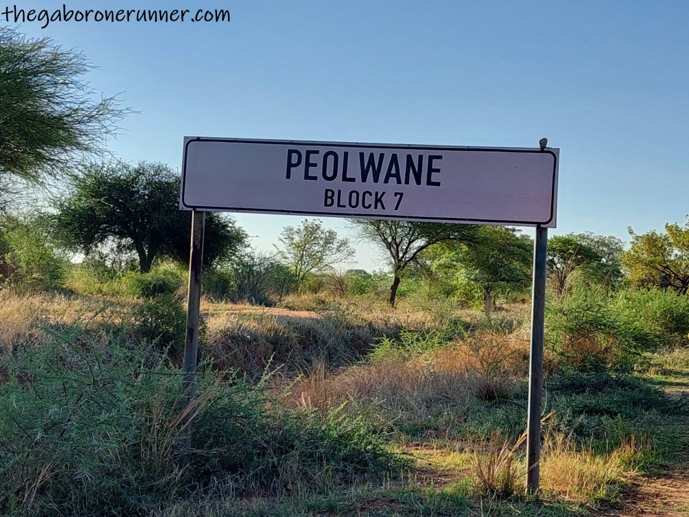 Yes, I Ran Every Street In Peolwane Too! – The Gaborone Runner